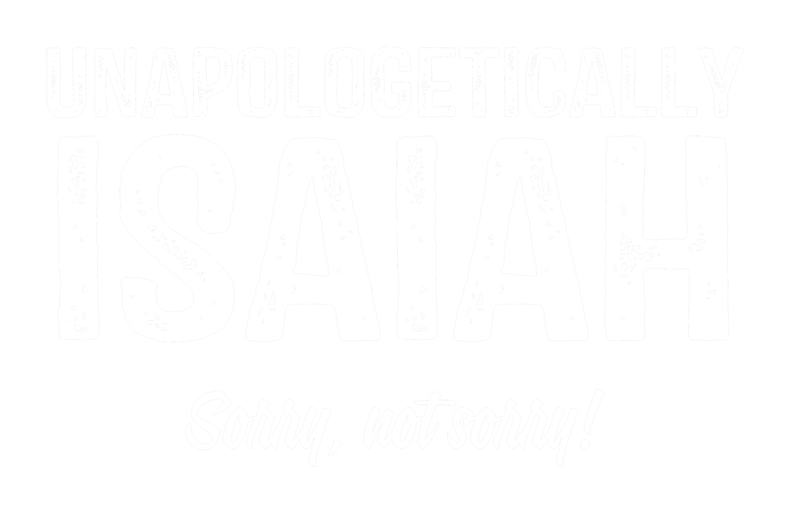 white_logo_transparent_background | Unapologetically Isaiah